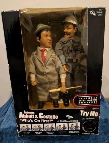 *WORKING* ABBOTT & COSTELLO "Who's on First?" Animated Figures 6-Minute ...