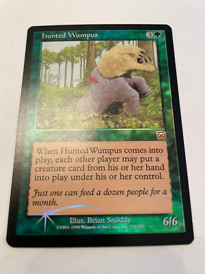 Magic: The Gathering - FOIL Hunted Wumpus - Mercadian Masques | eBay