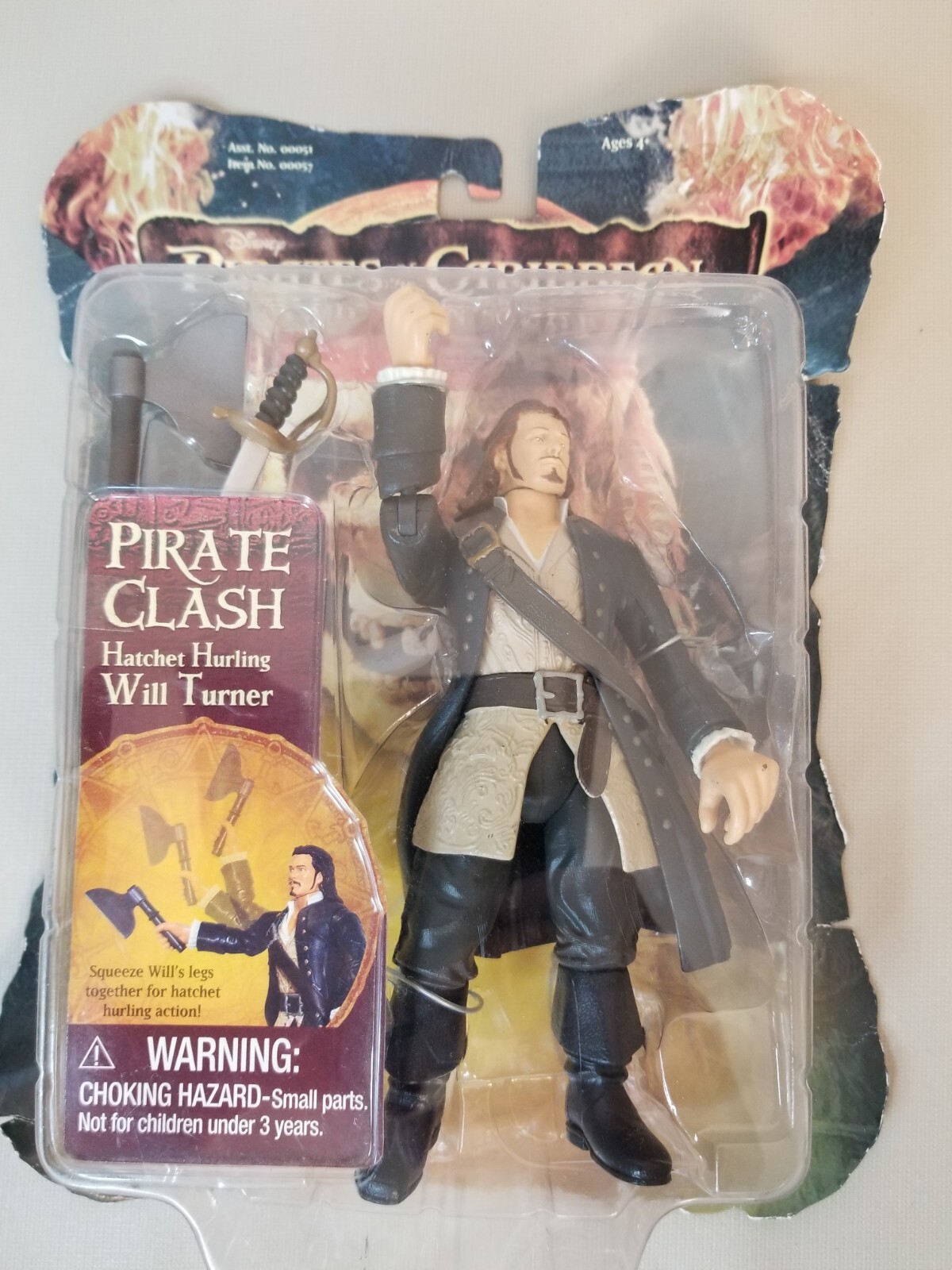 Disney Pirates of the Caribbean Dead Man's Chest WILL TURNER Action ...