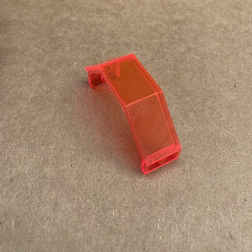 Lego 2466 Trans-Neon Orange Panel 3 x 2 x 6 6973 6494 Ice Planet 2002 ...