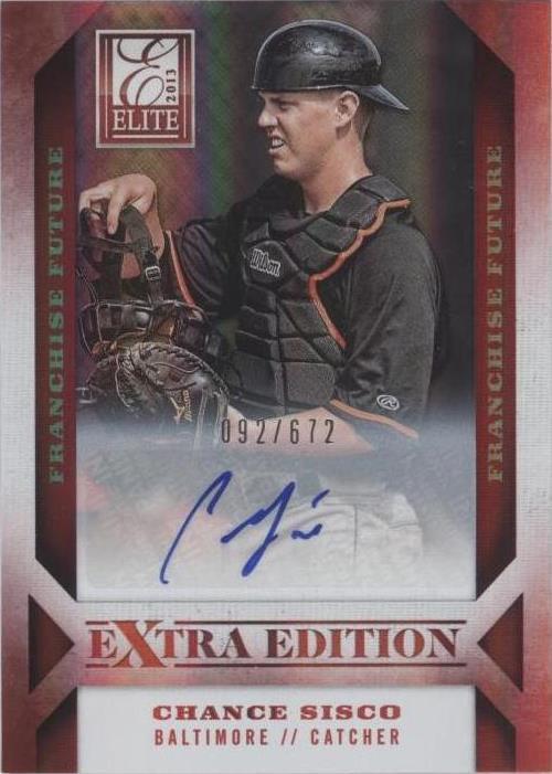 2013 Panini Elite Extra Edition - Chance Sisco #19 Franchise Futures ...