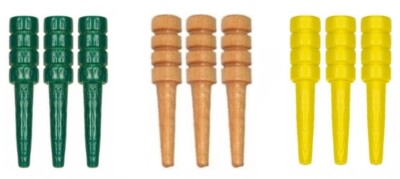 New Set 9 Birch Wood Cribbage Pegs – Ships w/ Tracking – Green Natural ...