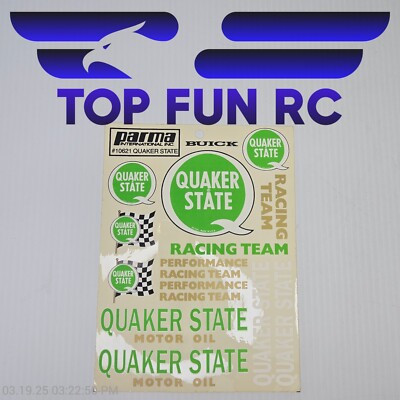 Parma 10621 Quaker State Buick Decals! | eBay