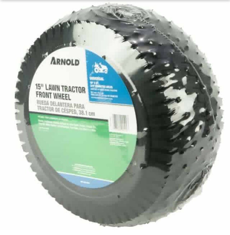 Arnold Universal Front-Rider Wheel Lawn Tractors Turf Tread 15 in ...