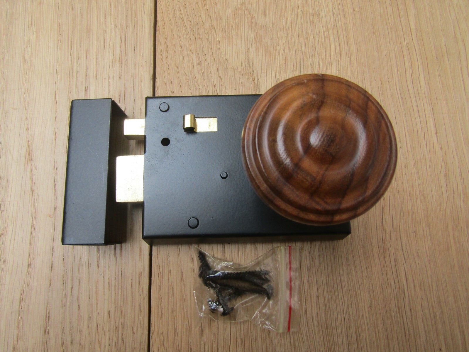 Rim Lock Door Knob Handle Sets Bathroom Bedroom Snib latch Old retro ...