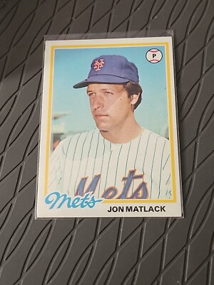 Jon Matlack 1978 TOPPS Baseball Card | eBay