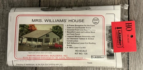 American Models HO Scale Mrs. Williams House Kit #126 New | eBay
