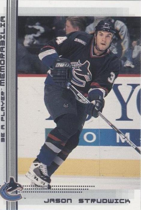 2000-01 In the Game Be A Player Memorabilia - Jason Strudwick #321 for ...