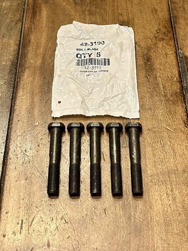 TORO Blade Bolt (5-Pack) 22168 22177 22188 22196 22198 42-3190 Genuine ...
