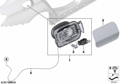 BMW Genuine Ejector Fits F30 F30 LCI F31 F31 LCI F34 F34 LCI F80 ...