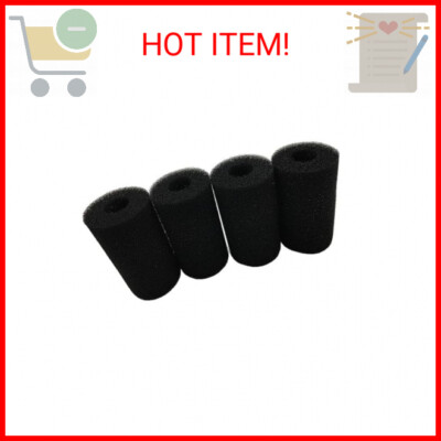 HuYaYa Pre-Filter Sponge,4 Pack Aquarium Pre Filter Foam Rolls ...