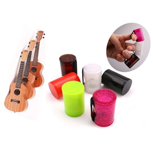 Plastic Rhythm Sand Shaker Music Finger Ring for Ukulele Guitar ...