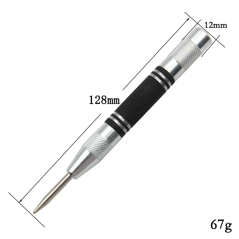 Spring Type Automatic Center Punch Locator Glass Striker Window Breaker ...