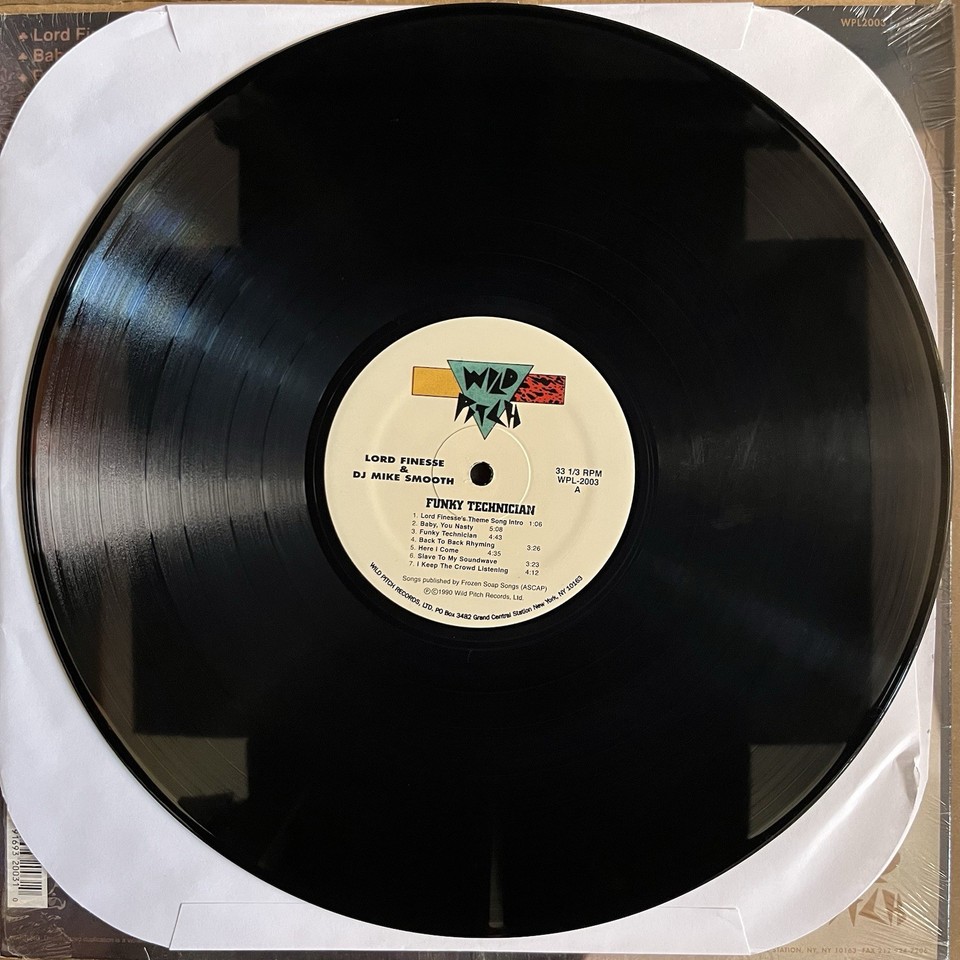 Lord Finesse & DJ Mike Smooth Funky Technician Vinyl Record Hip Hop ...