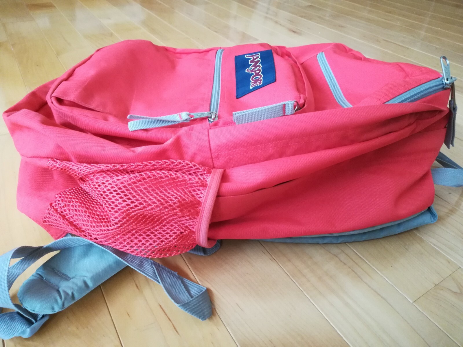 Jansport Big Student Backpack School Gym Bag Red Oran… - Gem