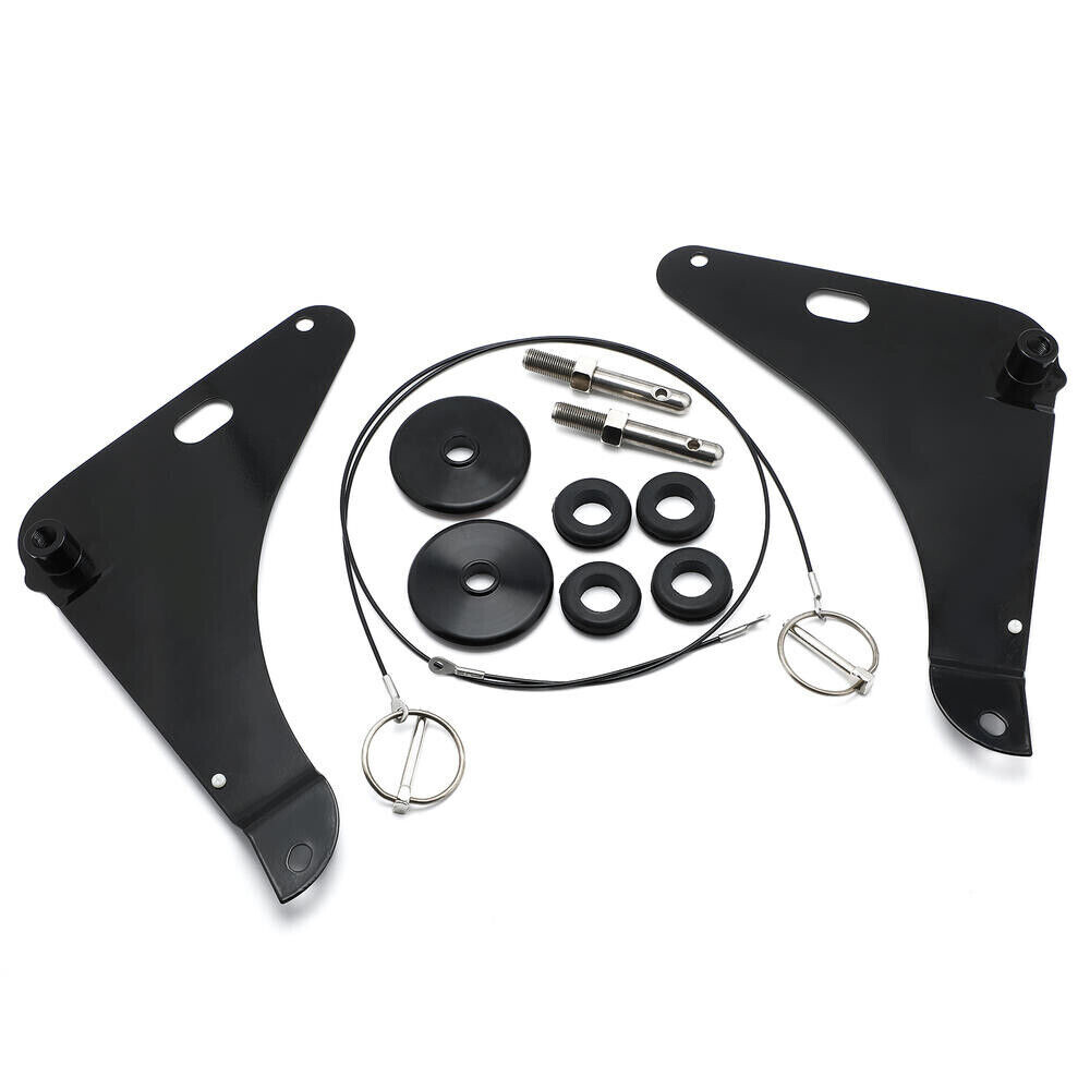 Stainless 82214260AC Black Hood Pin Pins Kit For Challenger 2008-2016 ...