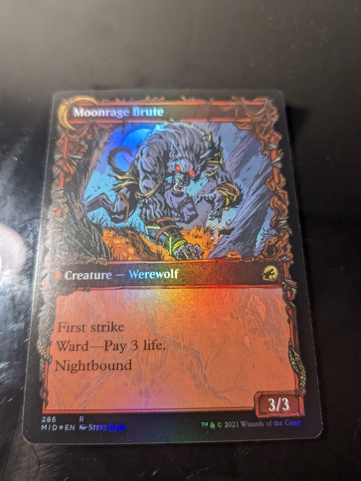 MTG Brutal Cathar Moonrage Brute Innistrad: Midnight Hunt 286 Regular ...