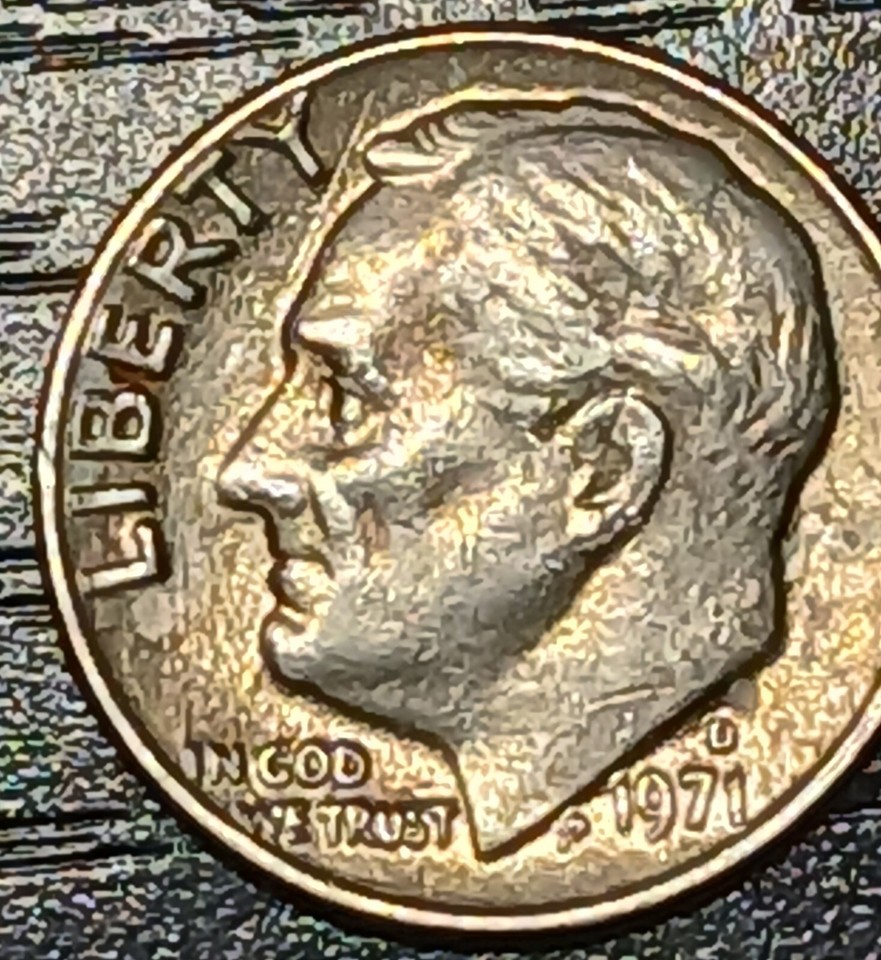 1971 D dime liberty rim errors | eBay