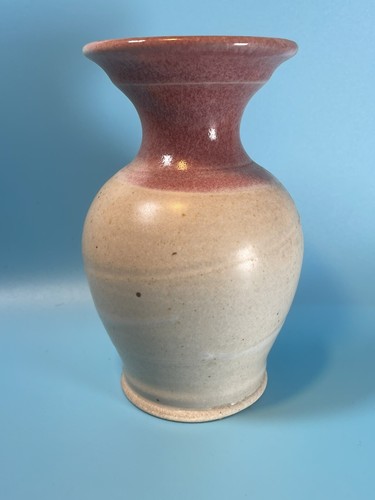 Alan Miner Artist Pottery Vase 2004 Signed And Wrote It’s Snowing 12-23 ...