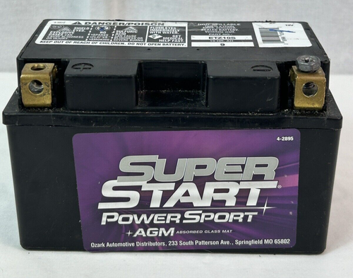 Super Start ETZ10S Powersports Battery Motorcycle UTV ATV -WORKS !! | eBay