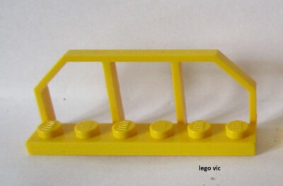 Lego 6583 Plate 1x6 Train Wagon Yellow du 4552 7939 7898 3225 City 7905 ...