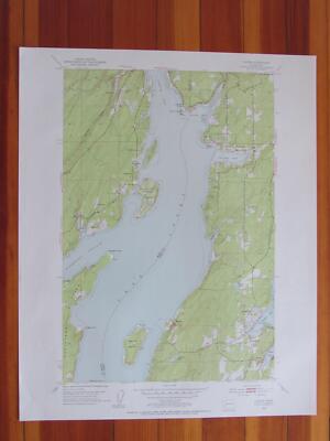 Vaughn Washington 1954 Original Vintage USGS Topo Map | eBay