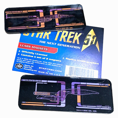 Star Trek Magnet Set of 2 L´Cars Next Generation official licensed | eBay