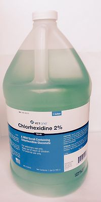 Chlorhexidine Scrub 2% Gallon Surgical Hands Skin Wound Cleanser Dogs ...