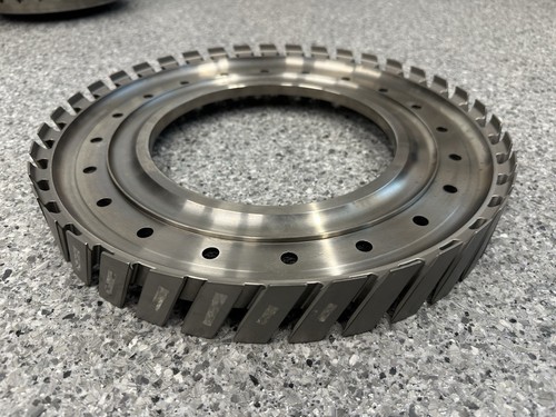 TF-30 F-14 Tomcat Titanium Jet Engine Hub. Fan Blade Turbine Art Flight ...