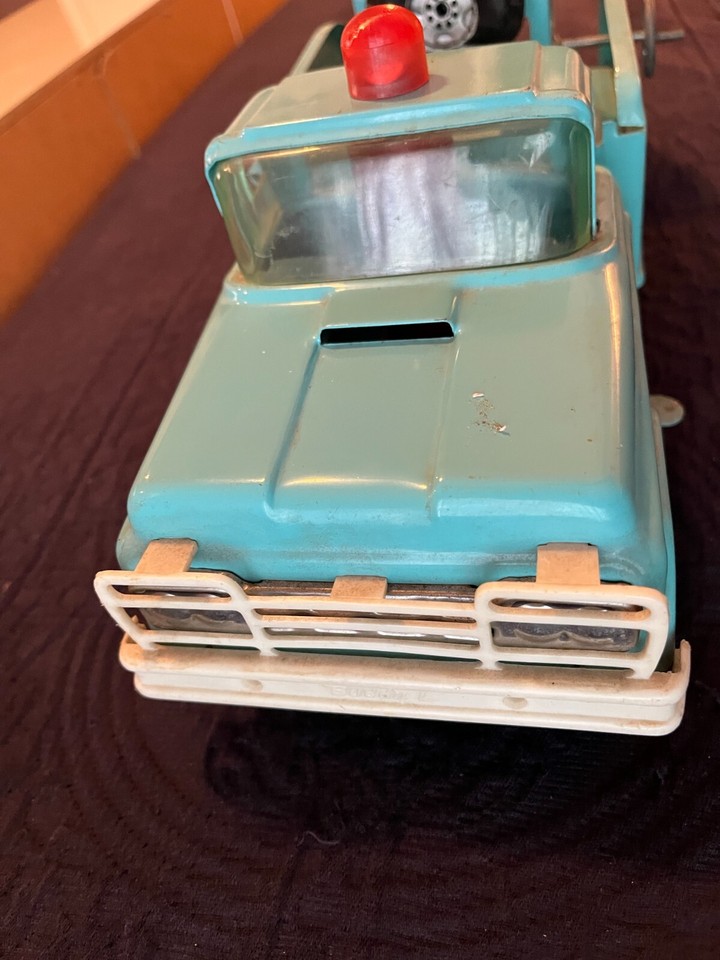 VINTAGE BLUE BUDDY "L" FLAT TIRE WRECKER TRUCK | eBay