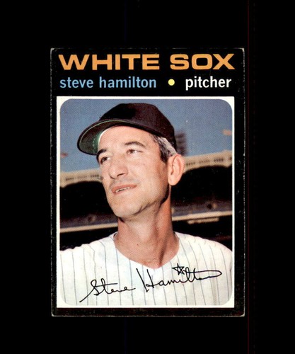 1971 TOPPS BASEBALL CARD CHICAGO WHITE SOX #627 STEVE HAMILTON | eBay