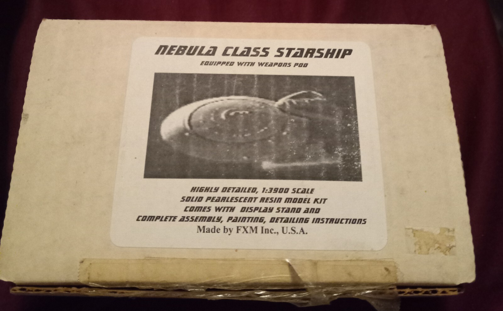 STAR TREK Nebula Class Starship W/ WEAPONS POD Resin Model Kit FXM 1/ ...