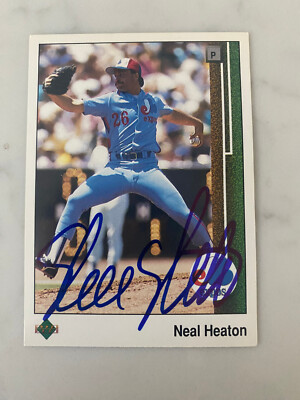 Neal Heaton Autographed 1989 Upper Deck #99 Montreal Expos | eBay