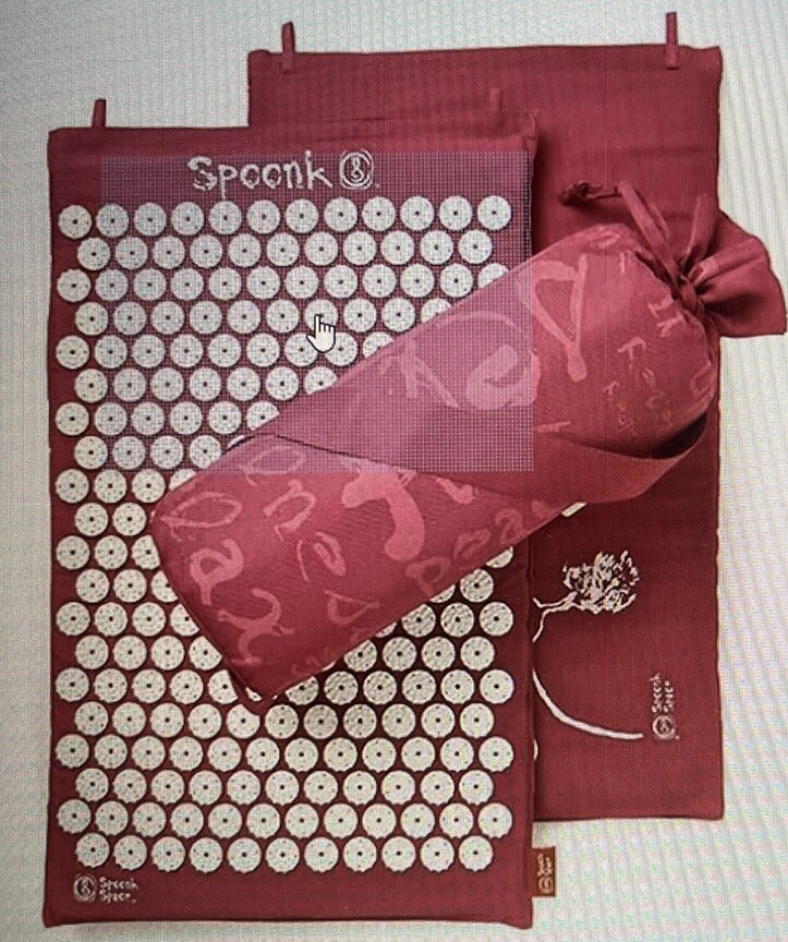 New Spoonk Acupressure Massage Mat Deep Sleep, Relieves Tension & Pain ...