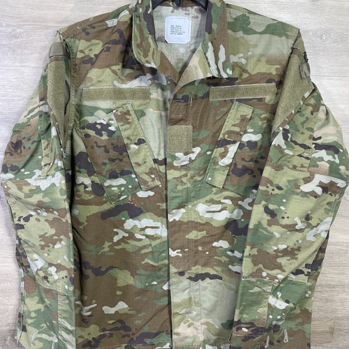 US Army Combat Jacket Coat Shirt Mens Small Camo Military Tactical ...