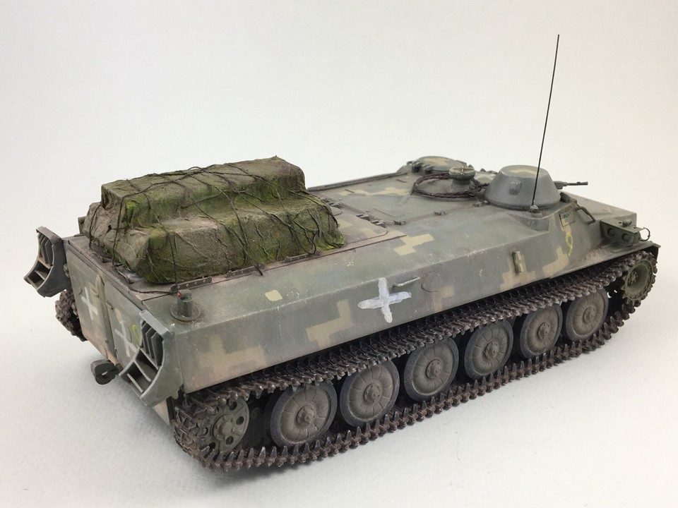 Built 1/35 Scale Tank MT-LB Ukrainian Army SKIF, Tank Model, Russo ...