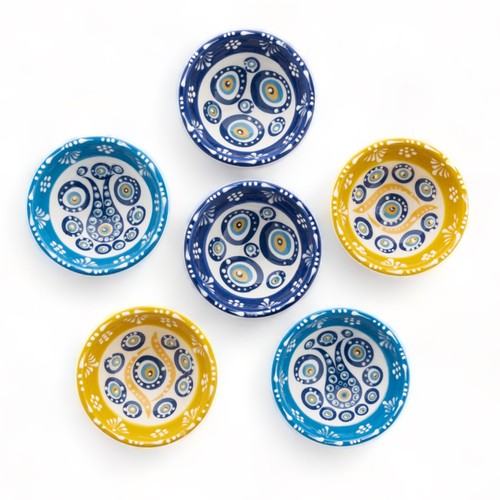 Handmade Ceramic Small Bowls, Dip Bowls Set of 6, Pinch Bowls 3.5 Oz ...