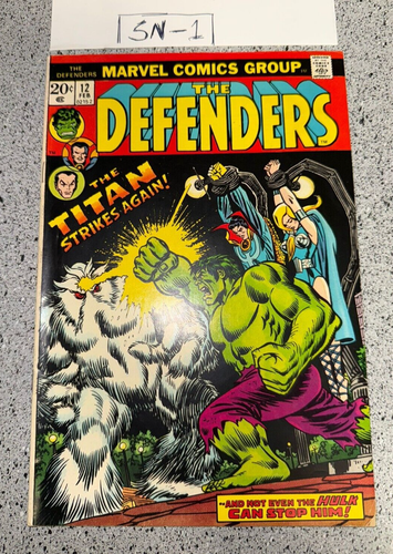 Defenders #12 FN 1st appearance of Dragonfang Marvel 1974 | eBay