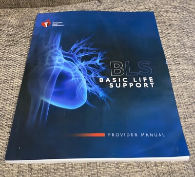 NEW 2020 AHA BLS Basic Life Support CPR AED Healthcare Provider Manual ...