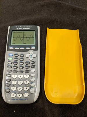 Texas Instruments Yellow Ti-84 Plus Silver Edition Graphing Calculator ...
