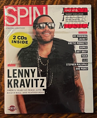 *SEALED~ 2-CD~ LENNY KRAVITZ~ 2011~ BOOKLET~SPIN~ HYPE STICKER~NEW OLD ...