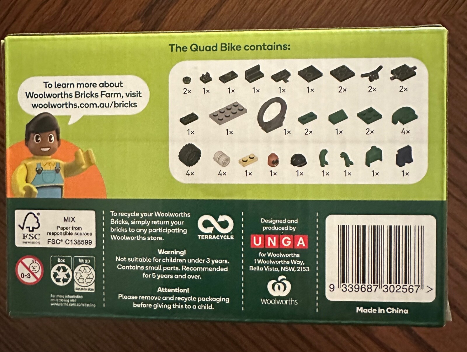 Woolworths Bricks Farm Starter Pack/Truck/Tractor/Quad Bike/Animal Set ...