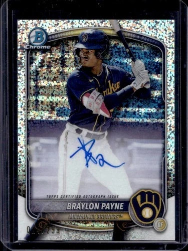 2025 Bowman Chrome Braylon Payne Base Auto Brewers #CPA-BP | eBay