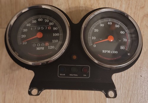 harley davidson sportster speedometer tachometer 17,957 Miles | eBay