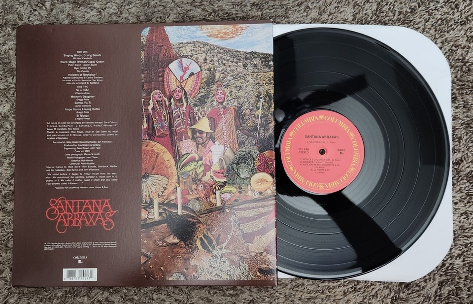 Santana ABRAXAS 2020 180 GRAM REMASTERED FULL SIZE LP SIGNED BY CARLOS SANTANA! | eBay