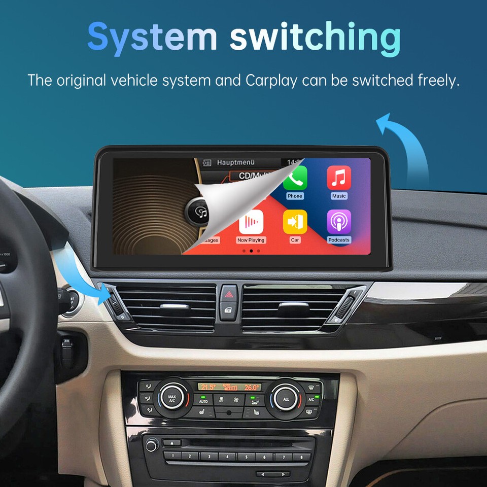 10.25'' Wireless CarPlay Car TouchScree For BMW X1 E84 2009-2015 CIC ...