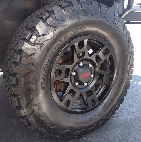 17" Black TRD Pro SEMA Wheel Toyota Tacoma, 4Runner, & FJ Cruiser 17X7 ...