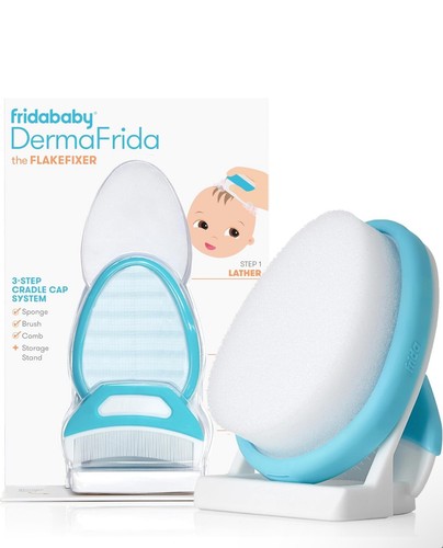 Frida Baby The 3-Step Cradle Cap System, DermaFrida The FlakeFixer ...