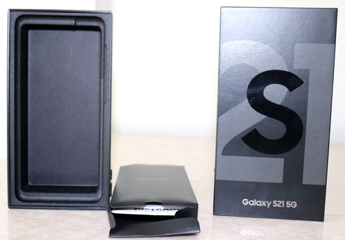 Samsung Galaxy S21 5G Empty Retail Box Only w/ Manual Phantom Gray | eBay