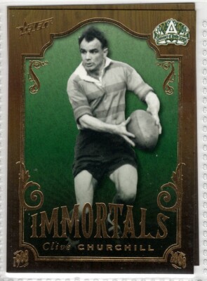 🔥 2008 CENTENARY IMMORTALS CARD IM7 CLIVE CHURCHILL 🔥FREE POSTAGE ...
